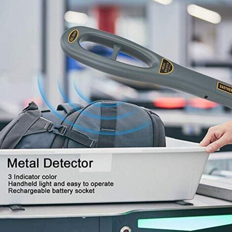 Détecteur de métaux à Main Outil de Scanner de sécurité GC-101H, Haute ...