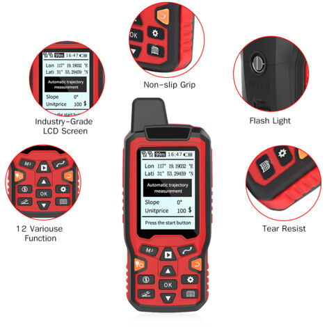 GPS Mesure de la superficie terrestre Ordinateur de poche USB Calcul de ...