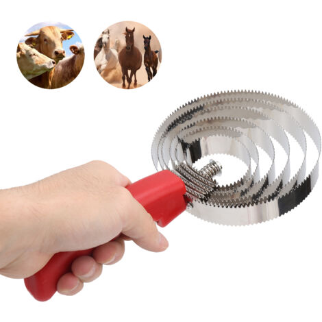 Peigne de Curry, Brosse à Chevaux Outil de Délestage à Cheval en Acier ...