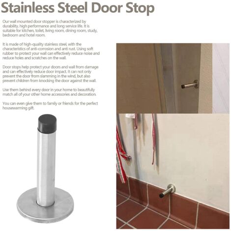 Garosa Butée de Porte, Acier Inoxydable pour un Montage Plus Solide ...