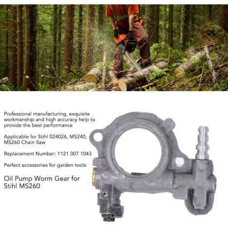 1121 007 1043 Kit D'engrenage à Vis sans Fin de Pompe à Huile pour ...