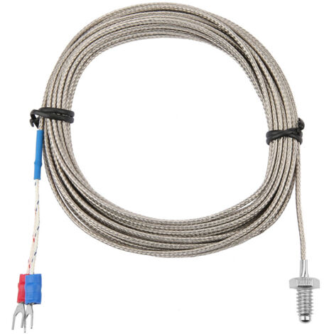 Acouto Thermocouple K Type Câble K TY 1m Longueur M6 BSW S Température ...