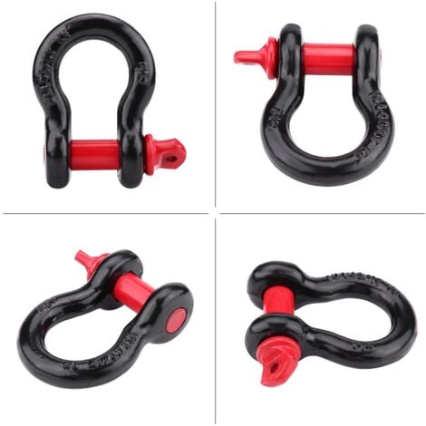 Manille de treuil, Support de Manille Facile à Installer, 2 Tailles pour Le remorquage d'urgence ...