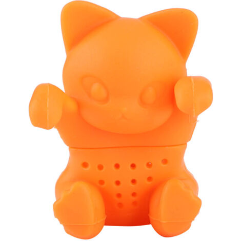 Qcwwy Casque à thé, Filtre de thé en Forme de Chat Mignon adapté à la ...