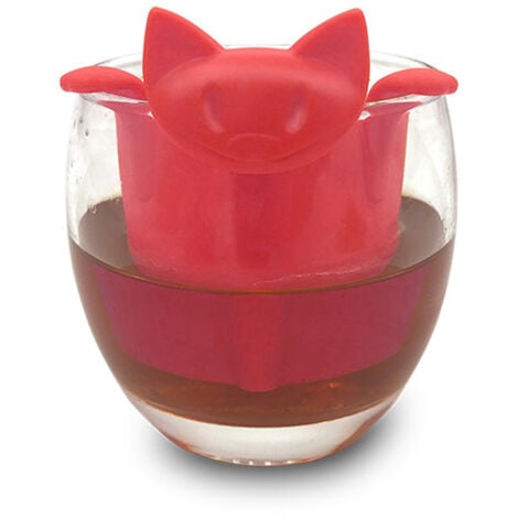 lyrlody Filtre de Passage d'infuseur de thé de Forme de Chat Mignon ...