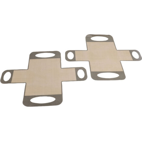 MEKOTRIN Lot de 2 Tapis Cuisson Silicone, Tapis de Transfert à Pâte ...