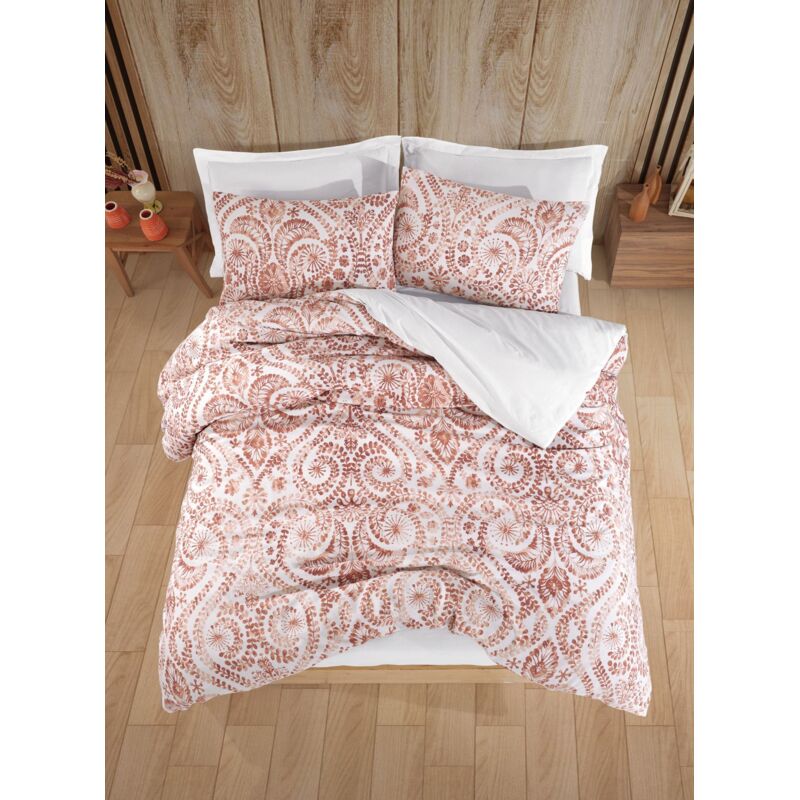 Housse de couette, housse de couette, linge de lit Set Tile Rouge
