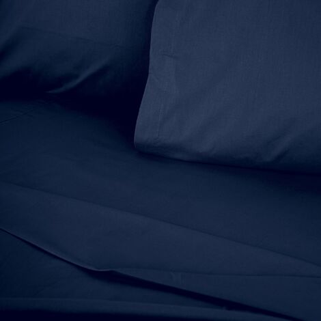 Draps-housses, draps de matelas, draps de lit Sheet Bleu foncé