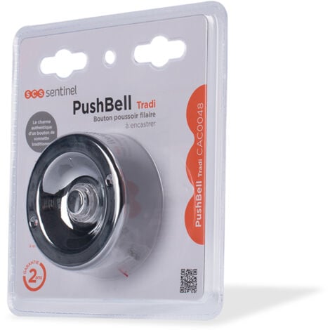 SCS SENTINEL, Pulsante con fili, tradizionale, PushBell Tradi, CAC0048