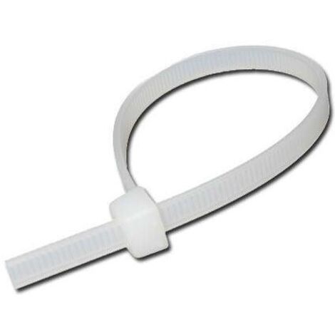 Fascetta Per Cablaggio Mm 2,5X200 Pz 100 - Bianco