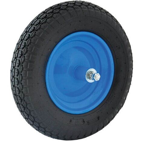 RUOTA PNEUMATICA PER CARRIOLA CON CUSCINETTI interasse mm 160