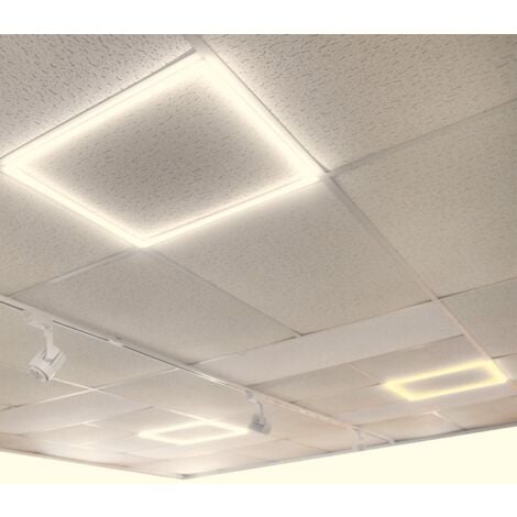 Jandei - Cadre lumineux LED TRI-COLOR Panneau faux-plafond 48W 60x60 2 unités Panneau LED