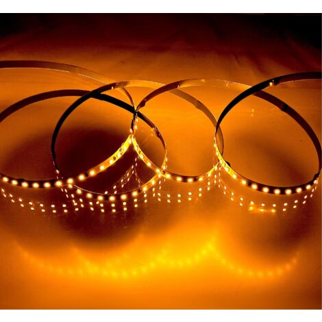 Jandei - Bande LED 24V couleur ORANGE 120led/m PCB 8mm 12W/m IP20 5 ...