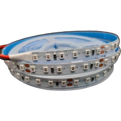 Jandei - Bande LED 24V couleur VERT 120led/m PCB 8mm 12W/m IP20 5 ...