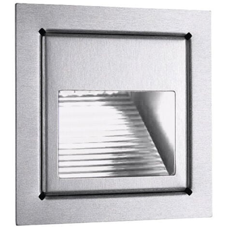 Encastré mural KARI IP30 LED SMD 1W 27lm CRI80 5000K Aluminium anodisé