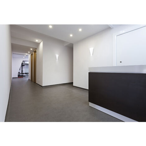 Applique MENKAR LED SMD 12W 1200lm CRI80 3000K Nickel satin