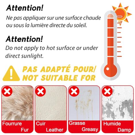 Scratch Autocollant Double Face 8M, Bande Scratch Adhésif Bande ...