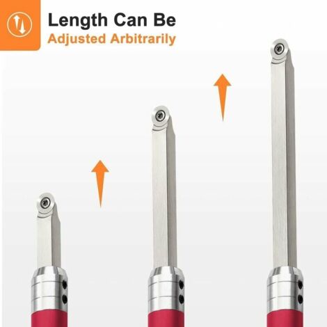 Ensemble d'outils de tournage sur bois en carbure - Outils de tour à ...