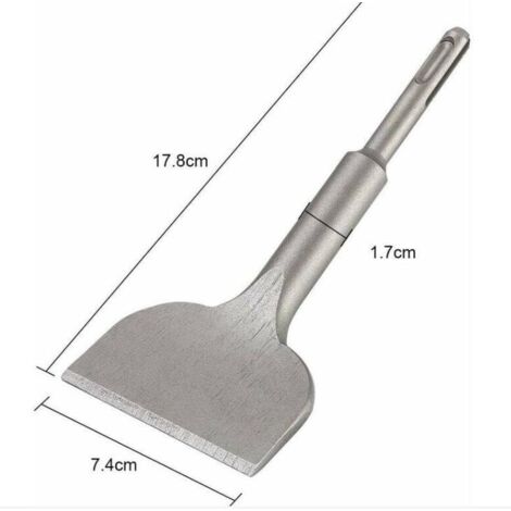 SDS Plus Burin plat 165 mm x 75 mm Burin à bec coudé Burin ...
