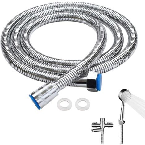 Flexible de douche en acier inoxydable 2M, Tuyau de Douche Universel ...