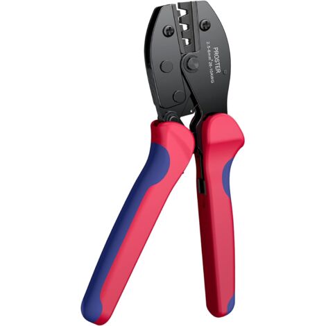 Pince à sertir solaire Pince à sertir PV Connexion à cliquet 26-10 AWG pour connecteurs solaires ...