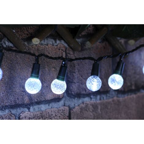Crackle Ball Lights - White - P041842