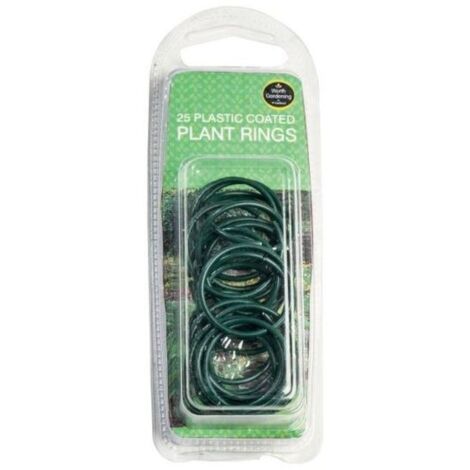 Plant Rings 3cm Diameter Green Pack Of Twenty Five Garland