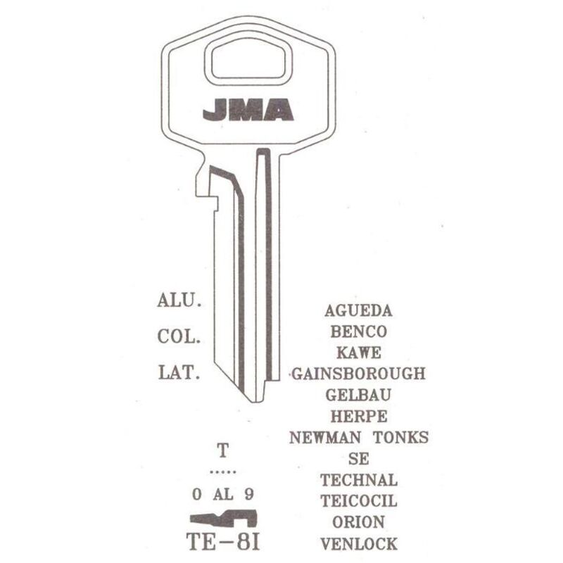 LLAVE ACERO TE-8I - TE-8I