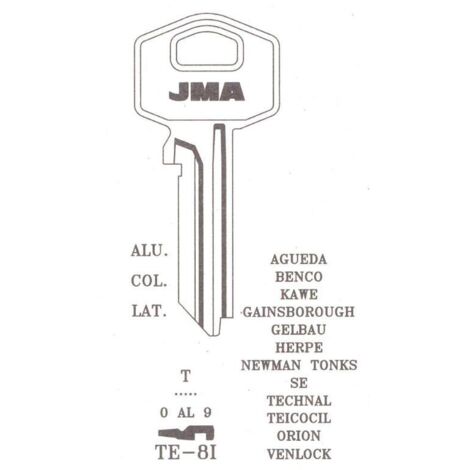 LLAVE ACERO TE-8I - TE-8I