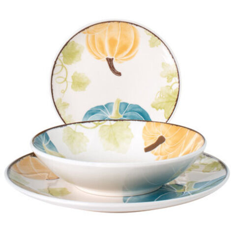 VAJILLA 18 PIEZAS STONEWARE DECORADA AUTUMN - 1548100