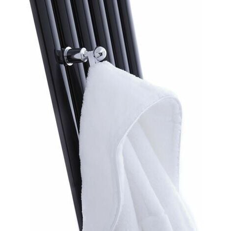 Milano Aruba Vertical Radiator Robe Hook - Chrome