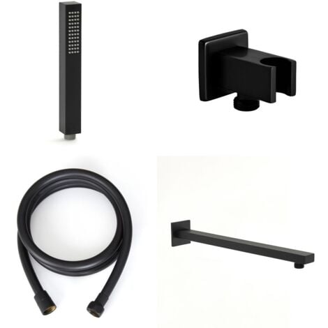 Milano Preto 2 Outlet Triple Thermostatic Mixer Shower Valve with 300mm ...