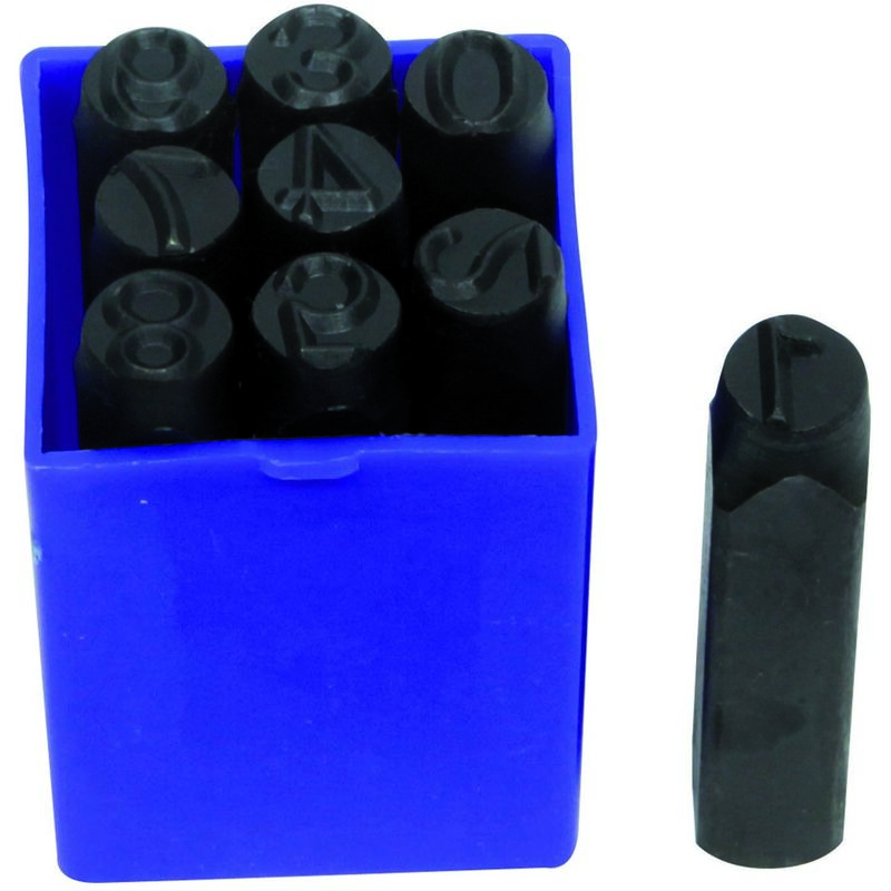 Coffret 9pcs chiffres à frapper DIN 10mm de 0 à 8 - EG 5031 - CLAS ...
