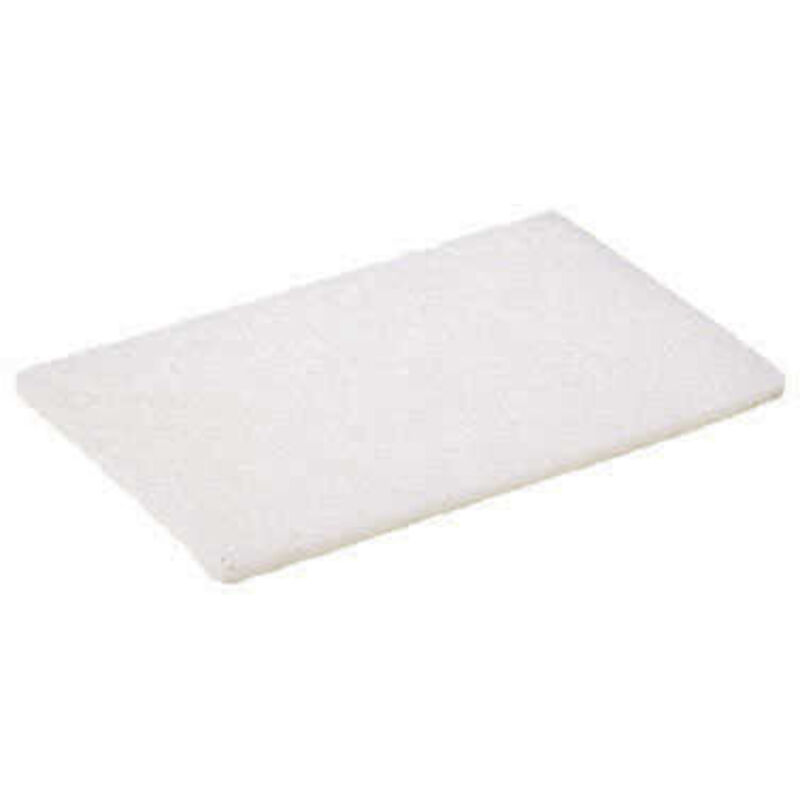 Tampon abrasif blanc 15x23cm lot de 10 - TAMPEL - Equipement Sanitaire