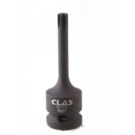 Douille embout choc ribe M7 L.78mm 1/2'' Cr-Mo - SA 0452 - CLAS Equipements