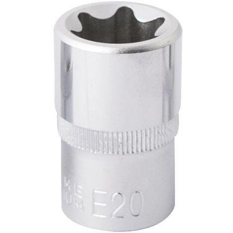 Douille torx E20 1/2" CrV - OS 3037 - CLAS Equipements