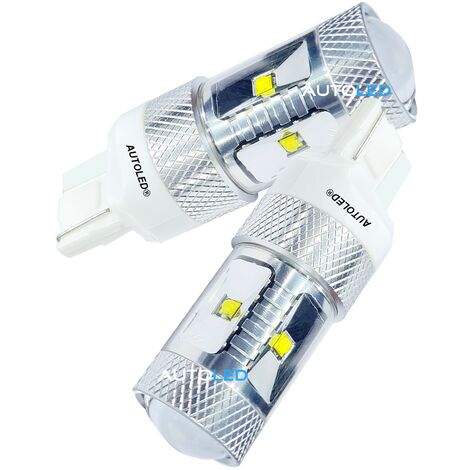 LED T20 W21W 6 LEDS HAUTE PUISSANCE BLANC AUTOLED®