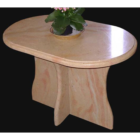 Table Basse Ouessant - Bec de corbin - 70 x 70 x 53 - Corton Adouci ...