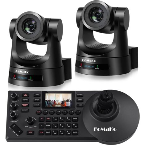 Caméra PTZ FoMaKo avec zoom optique 30x, suivi automatique par IA, PoE ...