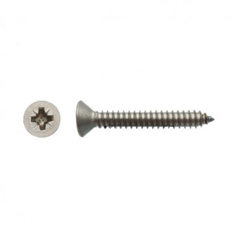 Vis à tôle tête fraisée Pozidriv® Inox A2 - 4,2 x 19 mm- Vendu par 200
