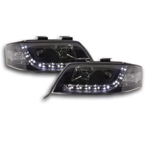 Phare Daylight LED DRL look Audi A6 type 4B 97-01 noir