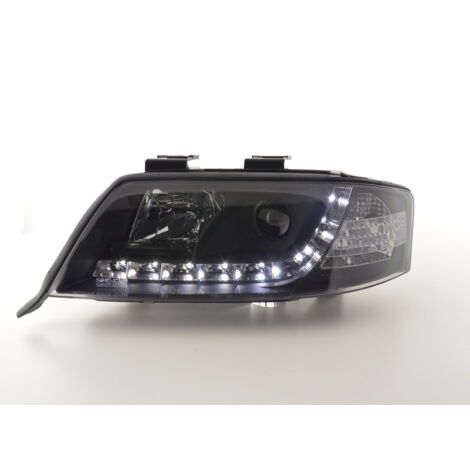 Phare Daylight LED DRL look Audi A6 type 4B 97-01 noir