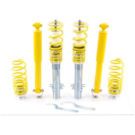 Kit combinés filetés FK pour Peugeot 207 2006-2012 avec jambe de force ...