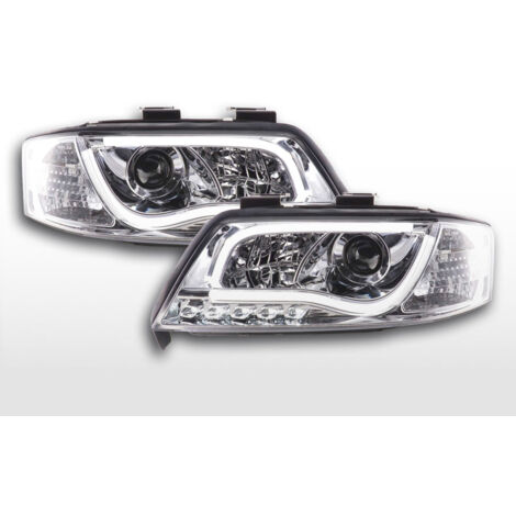 Phare Daylight LED DRL look Audi A6 type 4B 01-04 chrome