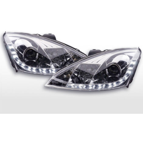 Phare Daylight LED feux de jour Ford Focus 1 C170 chrome