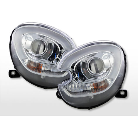 Phares Xenon Daylight LED DRL look Mini Countryman (R60) 10-17 chrome