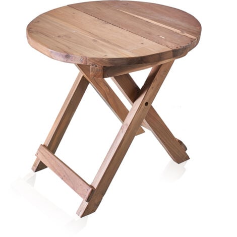 Table Basse Pliante Ronde - 50x50cm- Vendu par 1