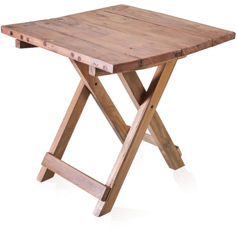 Table Basse Pliante Carrée - 50x50cm- Vendu par 1