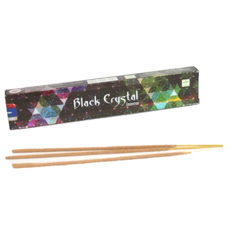 Encens Satya Cristal Noir - 15 grammes- Vendu par 1