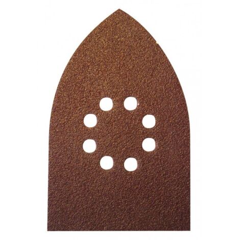 6 PATINS AUTO-AGRIP 8 TROUS 100X170 GR 40 CORINDON